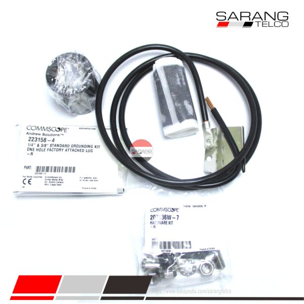 Standard Grounding Kit for 1/4 in and 3/8 in corrugated coaxial CNT